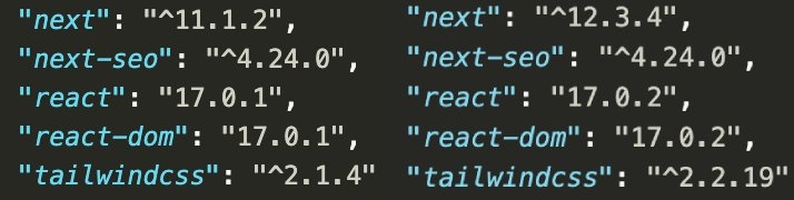 [nextjs] nextjs node버전 업데이트 여정 (tailwind custom class error)
